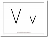 Prek Letter V - Confessions of a Homeschooler